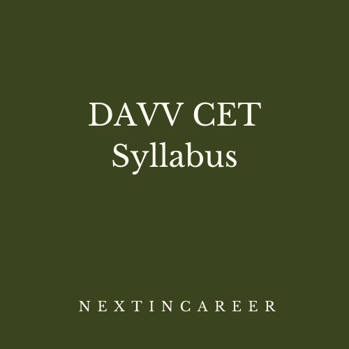 DAVV CET Syllabus 2022: Check UG/PG BCA, BSc, BCom, MBA syllabus