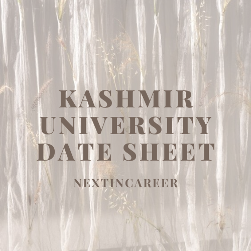 Kashmir University Date Sheet 2020 Released UG PG DDE Courses kashmir-university-date-sheet-2020-released-ug-pg-dde-courses