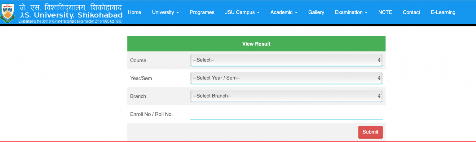JS University Result 2021: (Declared) UG/PG 2020-21 Semester Result